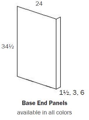 Base End Panel – 757 - Crazy Good Cabinets